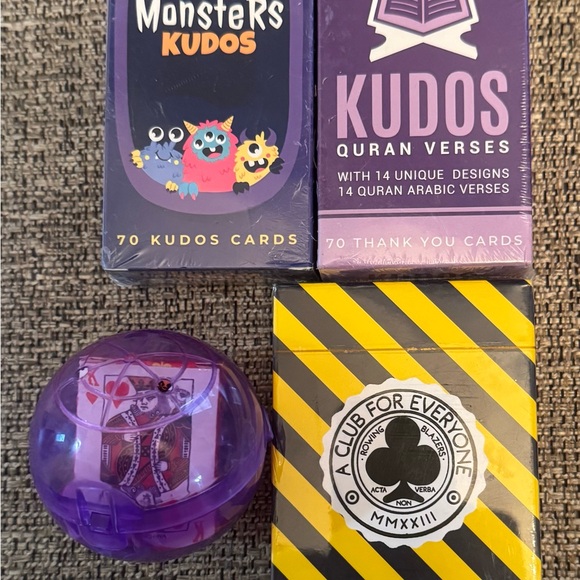 Toys | Monster Kudos Cardskudos Quran Verses2 Decks Of Playing Cards ...